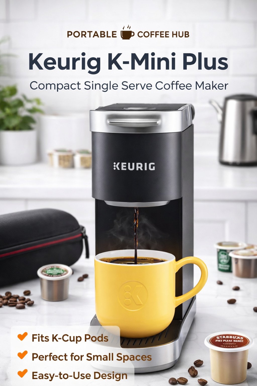 Keurig K-Mini Plus Coffee Maker Review - Best Portable Coffee Makers ...